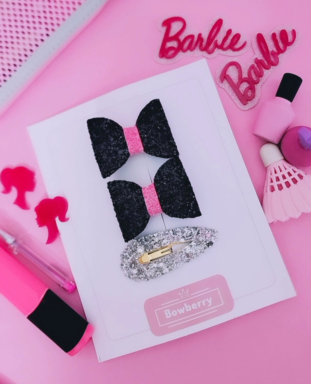 Bold Pin-Black Barbie Set – Bowberry
